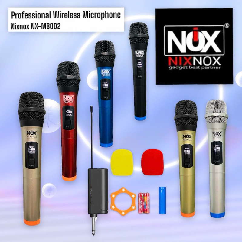 Jual Mic wireless with receiver 1mic/ single mic bluetooth multi ...