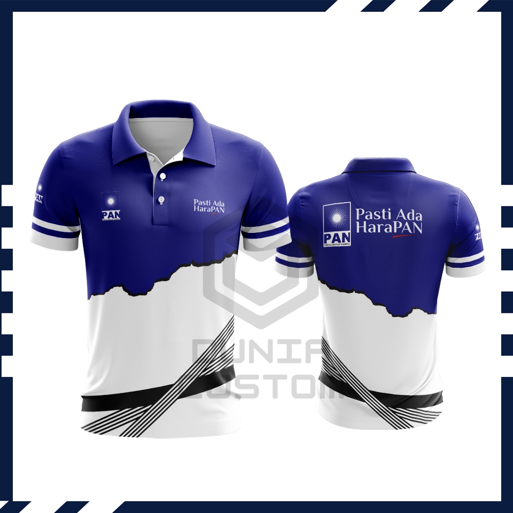 Jual Baju PAN | Kaos Jersey Pria PARTAI PAN PEMILU 2024 PILPRES ...
