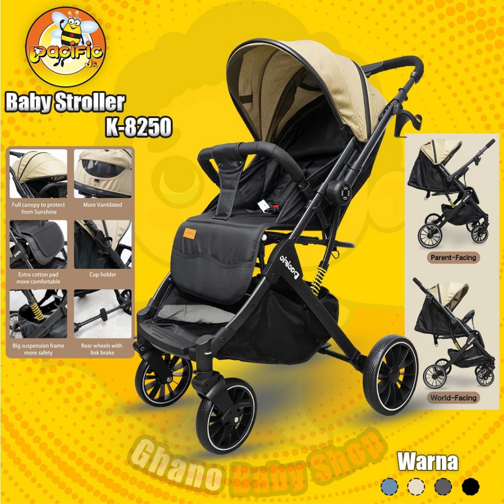 Jual KERETA DORONG BAYI PACIFIC K8250//BABY STROLLER BISA 2 ARAH ...