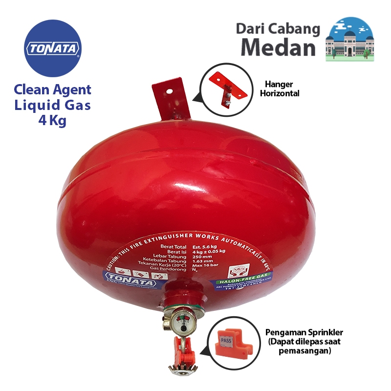 Jual Automatic Thermatic Pemadam Api Otomatis / Eco Liquid Gas 4 kg ...