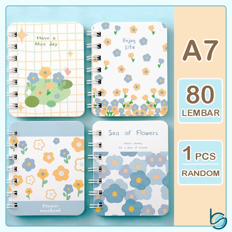 Jual Buku Catatan Kecil Ukuran A7/Mini Notebook A7 Motif Lucu Buku Notobook Ring - Best ...