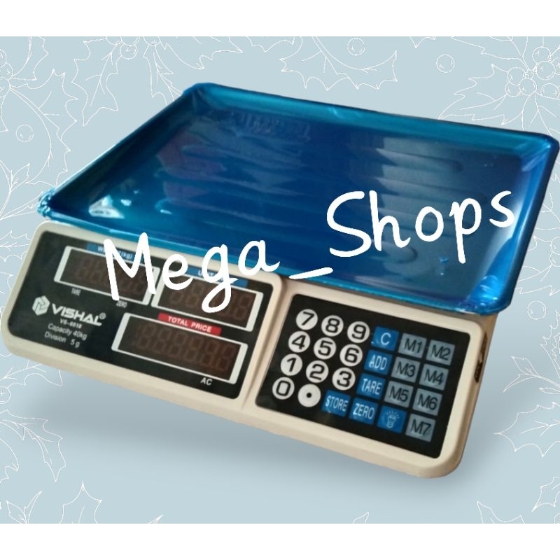 Jual Digital Computing Scale 40 kg double display / Timbangan buah 40kg ...