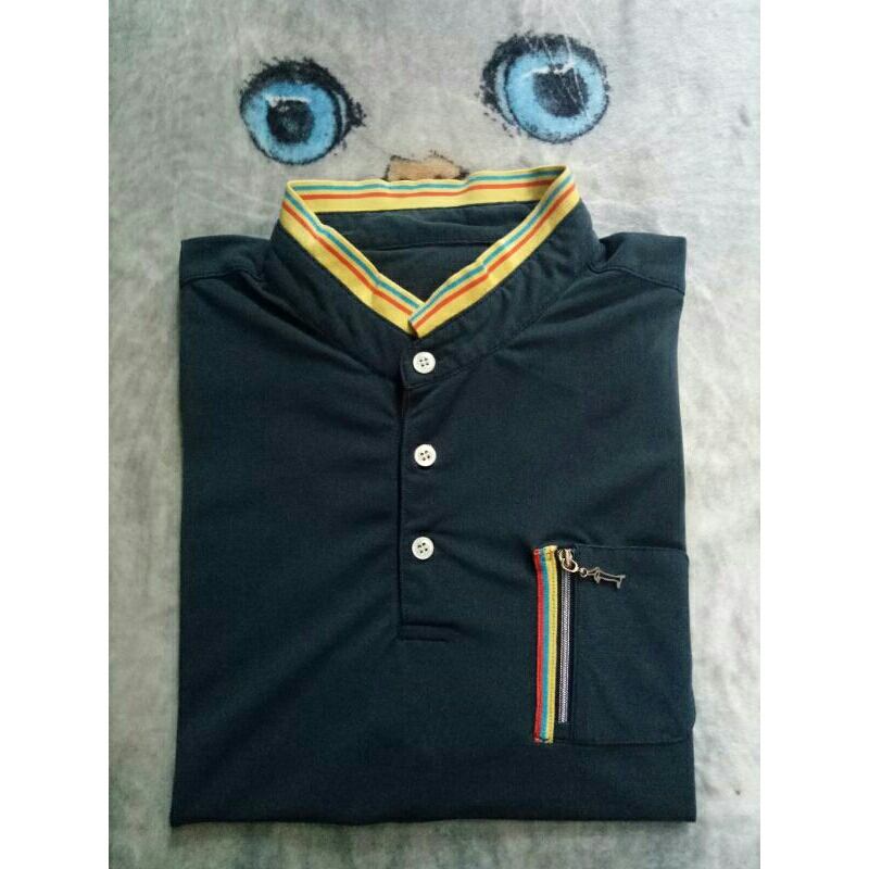 Jual kaos polo kerah shanghai brand LOUIS CASTEL size L | Shopee Indonesia