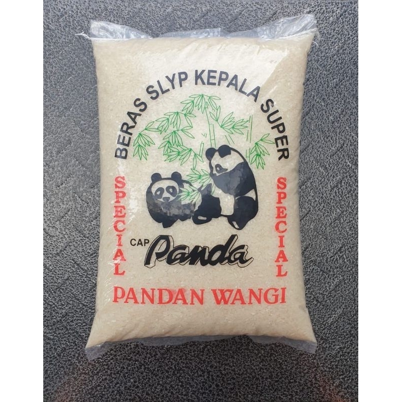 Jual BERAS PANDAN WANGGI - CAP PANDA -5 KG & 5 LT - FRANGRANCE RICE ...
