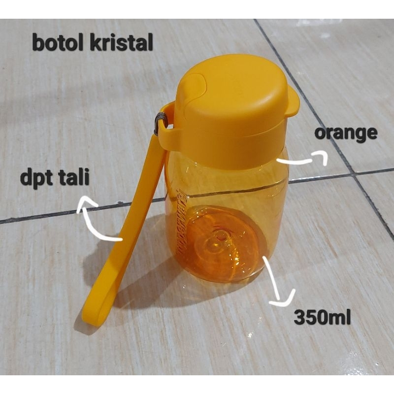 Jual ORIGINAL TUPPERWARE BOTOL MINUM ANAK TK KRISTAL 350ML | Shopee ...