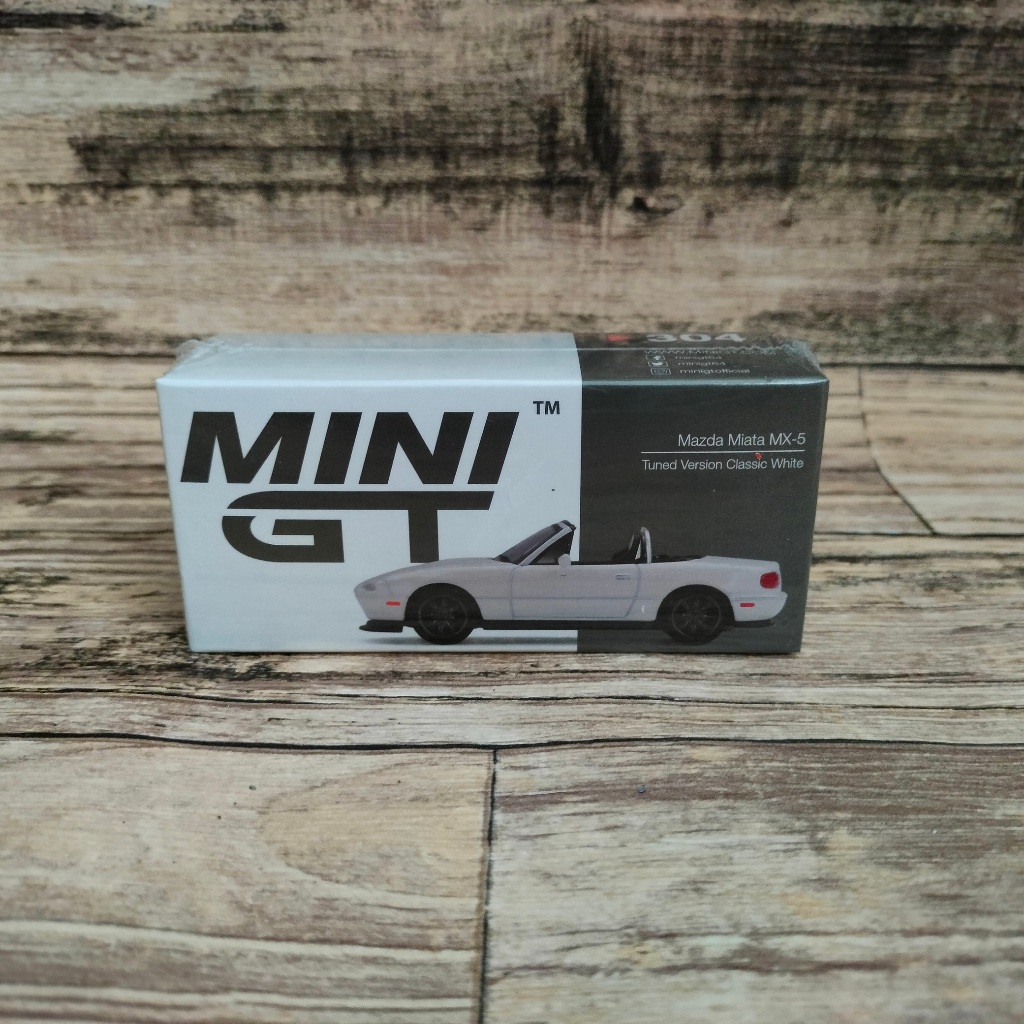 Jual Mini GT Mazda Miata MX 5 Tuned Version Classic White | Shopee ...