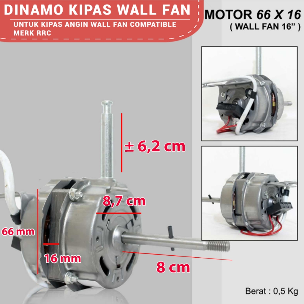 Jual Dinamo Kipas Angin RRC China / Fan Motor Sanex / Multi 12 - 16 ...