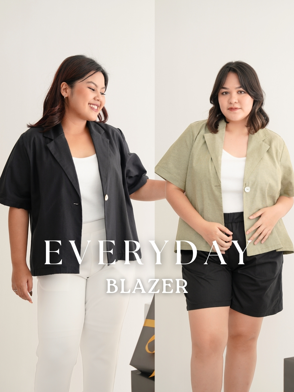 Jual Xtramiles Plus Size Outer Blazer Everyday - All Colors | Shopee ...