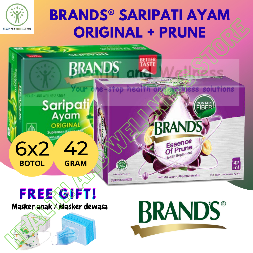 Jual BRANDS ESSENCE OF CHICKEN SARIPATI AYAM ORIGINAL 42 GRAM 12 BOTOL ...