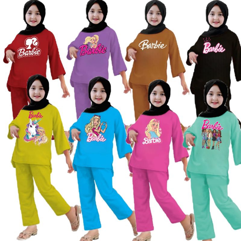 Jual PAKET 3 STEL BAJU SETELAN ANAK BARBIE / SETELAN BARBIE VIRAL ...