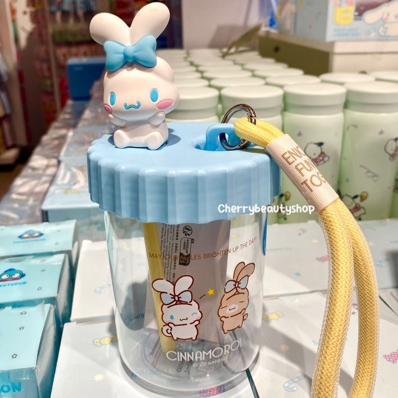 Jual Botol Minum Sedotan Sanrio Tumbler Sanrio x Miniso Tumbler Sedotan ...