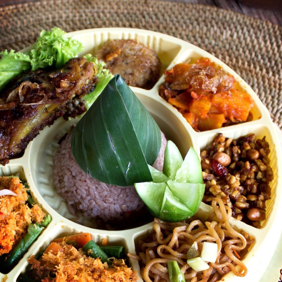 Jual Paling Popular Nasi Tumpeng mini sekat siap saji Porsi Bervariasi ...