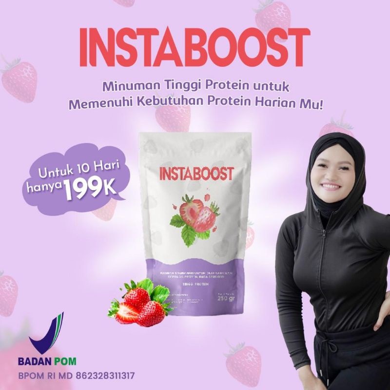 Jual Insta Protein Boost Minuman Serbuk | Shopee Indonesia