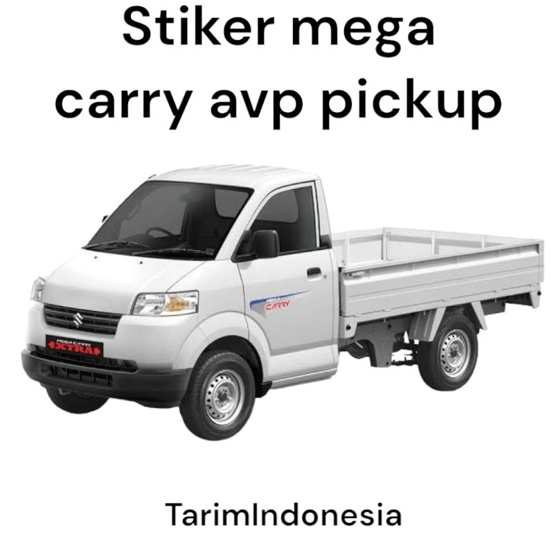 Jual stiker mega carry / stiker pintu mega carry apv pickup / stiker ...