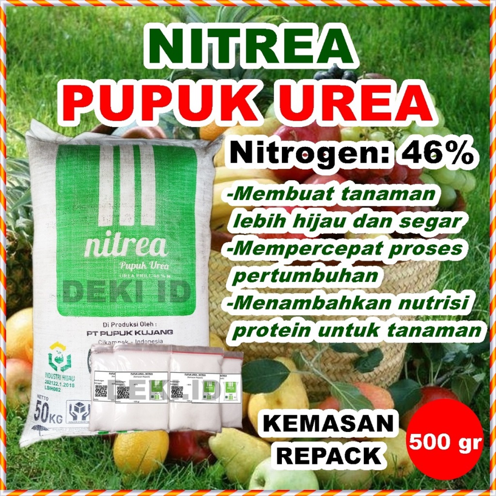 Jual Pupuk Urea 500 Gram Nitrea Kujang Non Subsidi Kemasan Repack ...