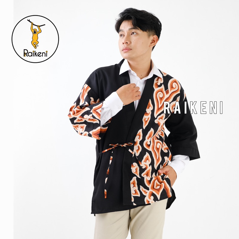 Jual RAIKENI Kimono Kanki | Jaket Motif Megamendung | Kimono Khas Jawa ...
