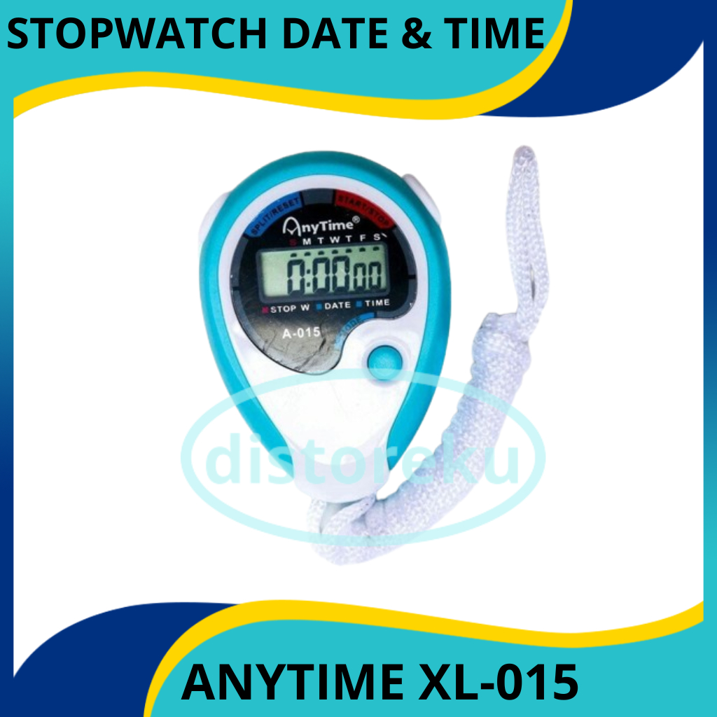 Jual DM - Stopwatch Anytime XL-015 Alat Pengukur Waktu Olahraga Date ...