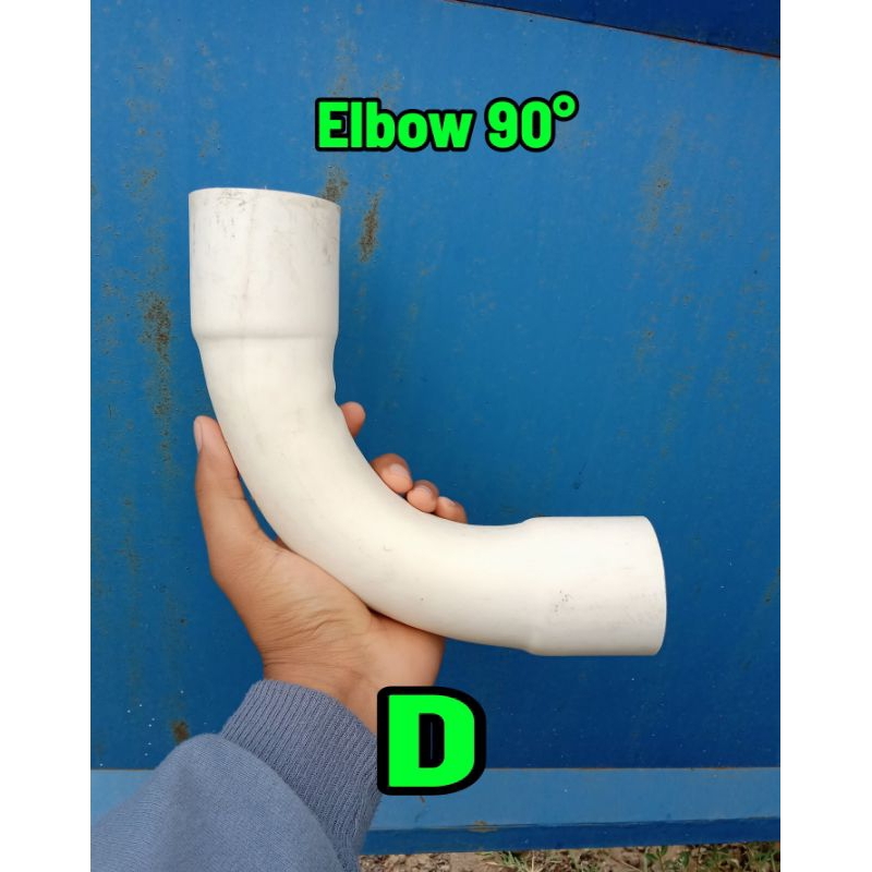 Jual Fitting pvc Long elbow 2 inchi type D Large radius | Shopee Indonesia