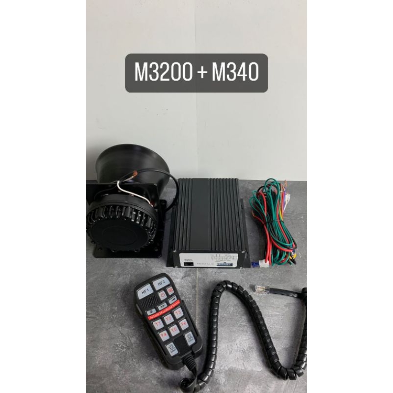 Jual Paket Sirine HANDHELD M3200 Suara Whelen HHS3200 dan Speaker ...