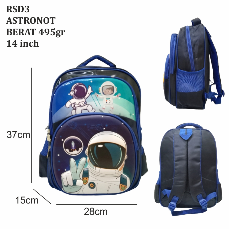 Jual Tas Sekolah Anak Laki Laki SD Tas Ransel Sekolah Karakter 3D Timbul Tas Anak Cowok Ransel ...