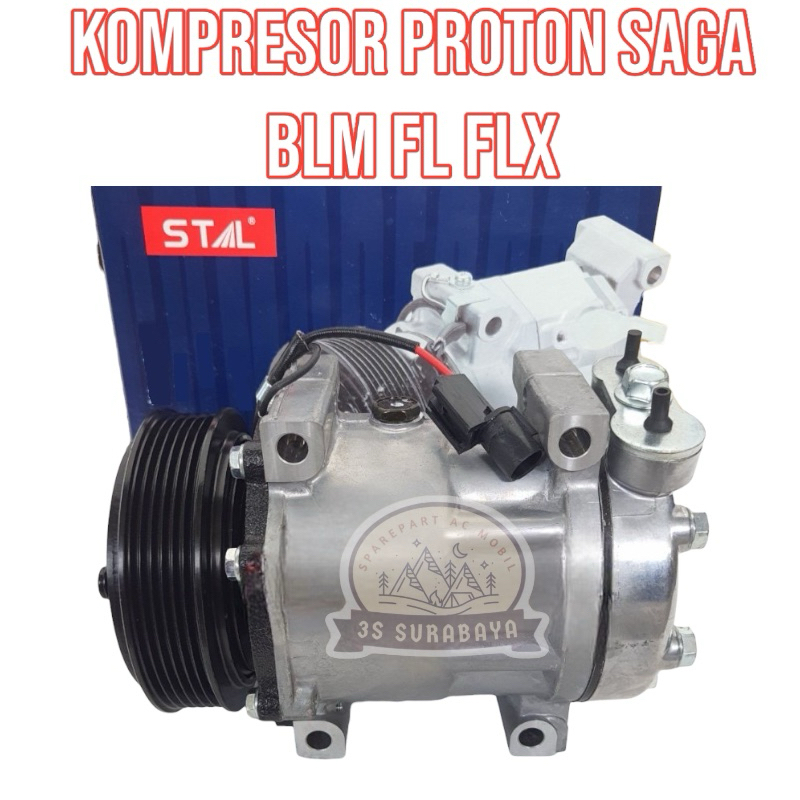 Jual Kompresor Proton Saga BLM FL FLX Ac mobil(Baru/New) Compressor ...