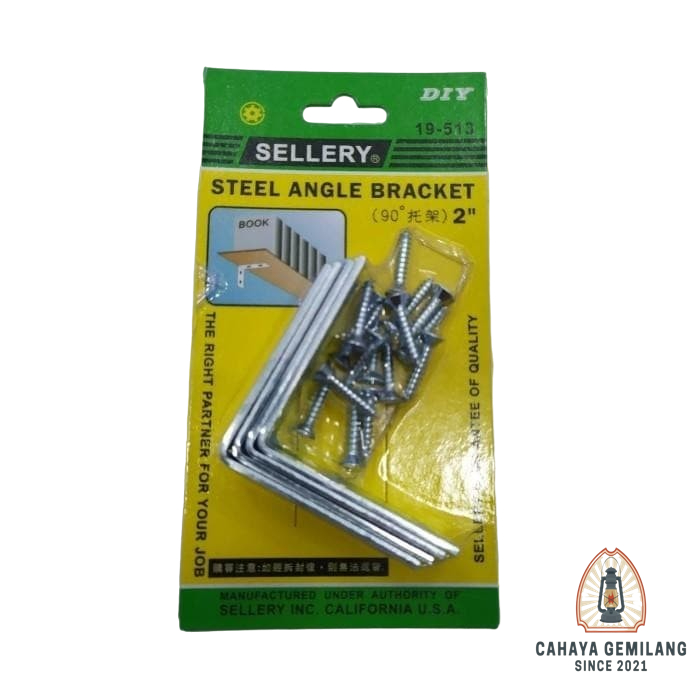 Jual Siku Besi L Siku Rak Penyangga Meja Kursi TV Ambalan Shelf Bracket ...