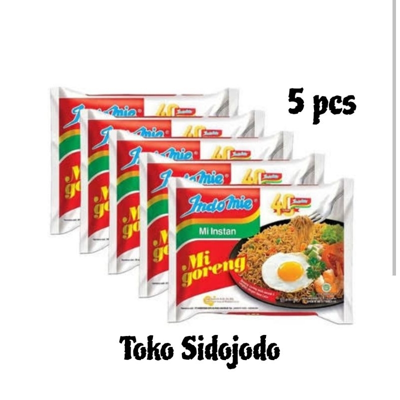 Jual Paket Mie Mi Instan Indomie Goreng 5 pcs | Shopee Indonesia