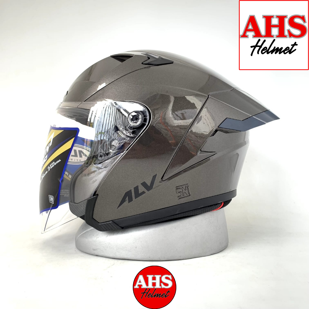 Jual ALV ULTRON PRO - HELM HALF FACE PUTIH SOLID STANDART SNI / HELM ...