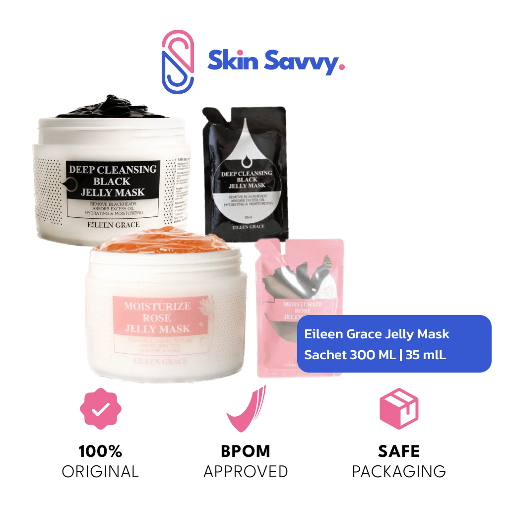 Jual EILEEN GRACE Sachet Moisturize Rose Jelly Mask | Deep Cleansing ...