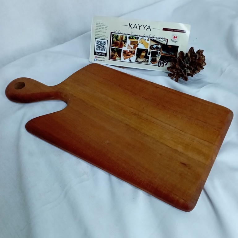 Jual KAYYA Talenan Aesthetic Kayu Mahoni 36x18x2cm KM229 | Alas Potong ...