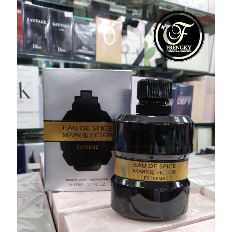 Jual FRAGRANCE WORLD EAU DE SPICE MARK & VICTOR EXTREME 100 ML | Shopee ...