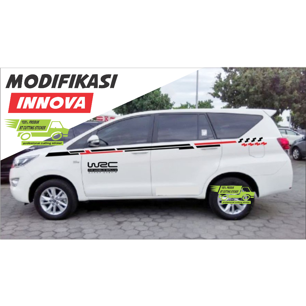 Jual stiker mobil INNOVA sticker mobil stiker toyota innova sticker ...