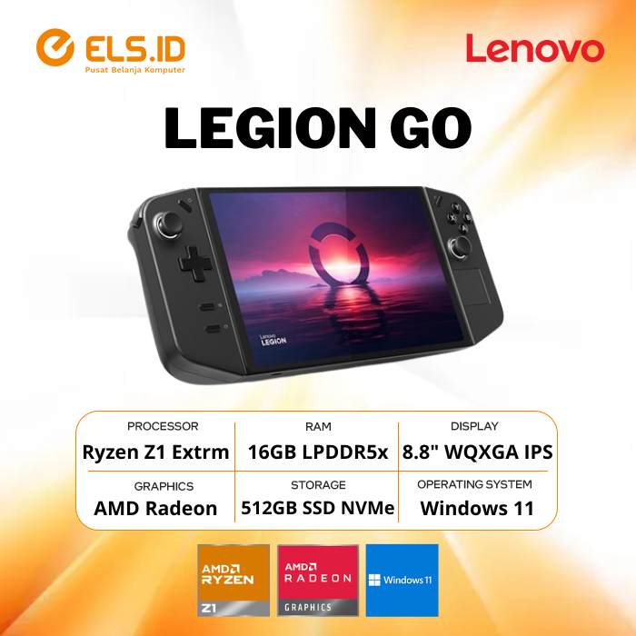 Jual Lenovo Legion Go AMD Ryzen Z1 Extreme 16GB SSD 512GB IPS Touch W11 ...