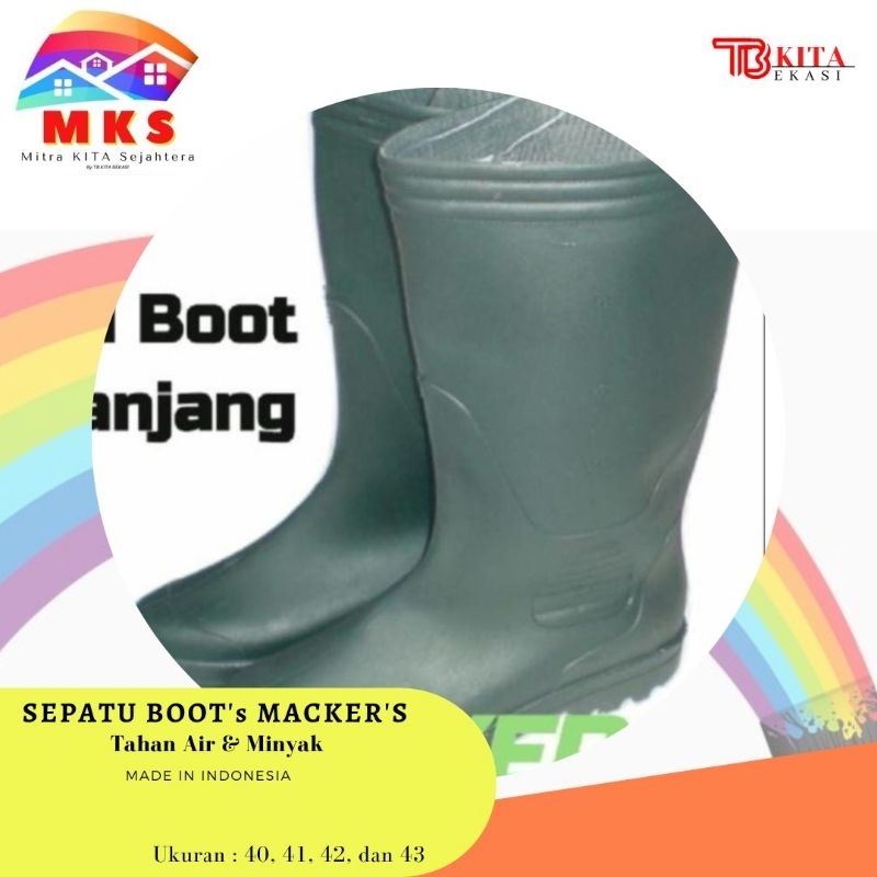Jual Sepatu Boots Mackers / Sepatu Boot Mackers / Sepatu Booth Mackers ...