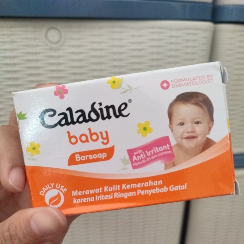Jual Caladine Baby Bar soap SABUN BATANG kulit merah biang keringat ...