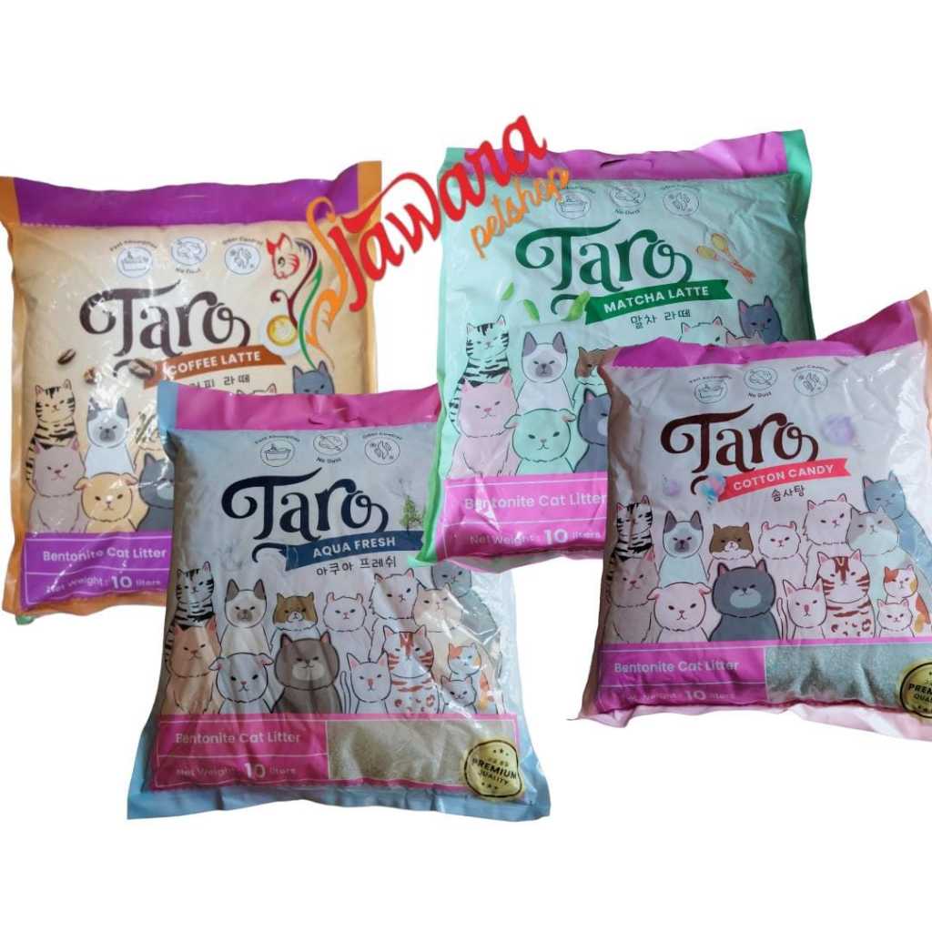 Jual Taro 10 Liter Pasir Kucing Gumpal Wangi 10 Liter Merk Taro ...