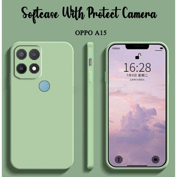 Jual Softcase Lentur Polos Camera Protect For OPPO A15 OPPO A15S - Case ...