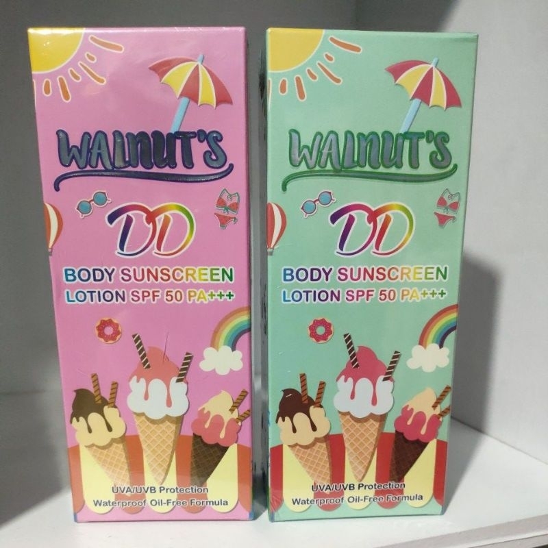 Jual DD WALNUT BODY SUNCREEN SPF 50 PA +++ | Shopee Indonesia