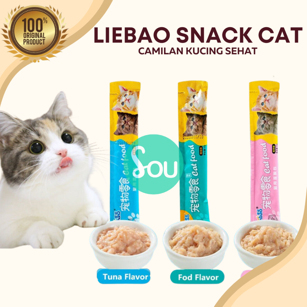 Jual Liebao Snack Kucing Sehat Bergizi Buat Kucing Lebih Gemuk Dan ...