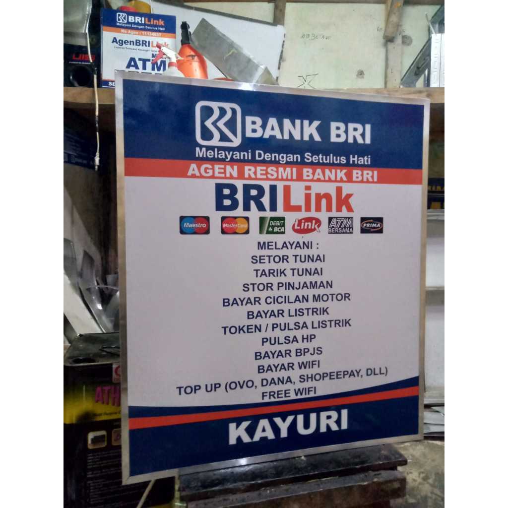 Jual Neon Box Akrilik BRILINK Bebas Disen Ukuran 45x60cm | Shopee Indonesia