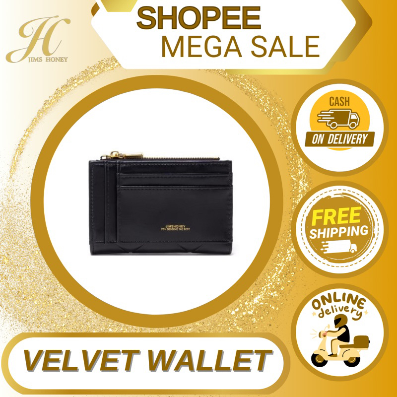 Jual JIMS HONEY Dompet Kulit Wanita VELVET WALLET (PACKAGING BOX ...