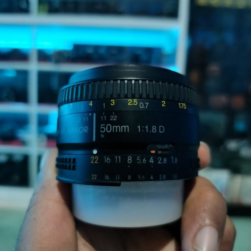 Jual LENSA FIX AF NIKKOR 50MM NIKON F1.8 FOR KAMERA DSLR BANYAK BONUS ...