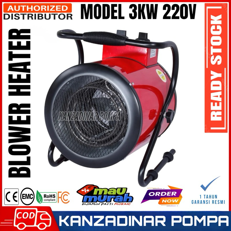 Jual Heater blower pemanas kandang Mesin Blower Pemanas Ruangan 3KW ...