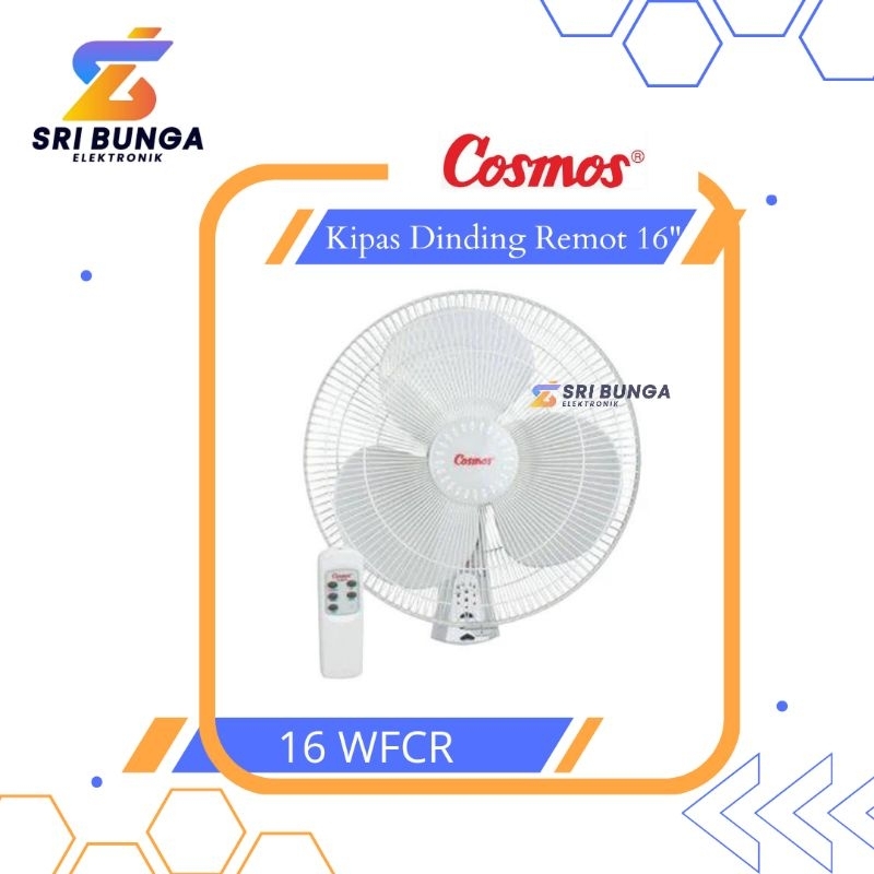 Jual Kipas Angin Dinding COSMOS 16 WFCR WFGR Wall Fan 16 Inch Remot ...