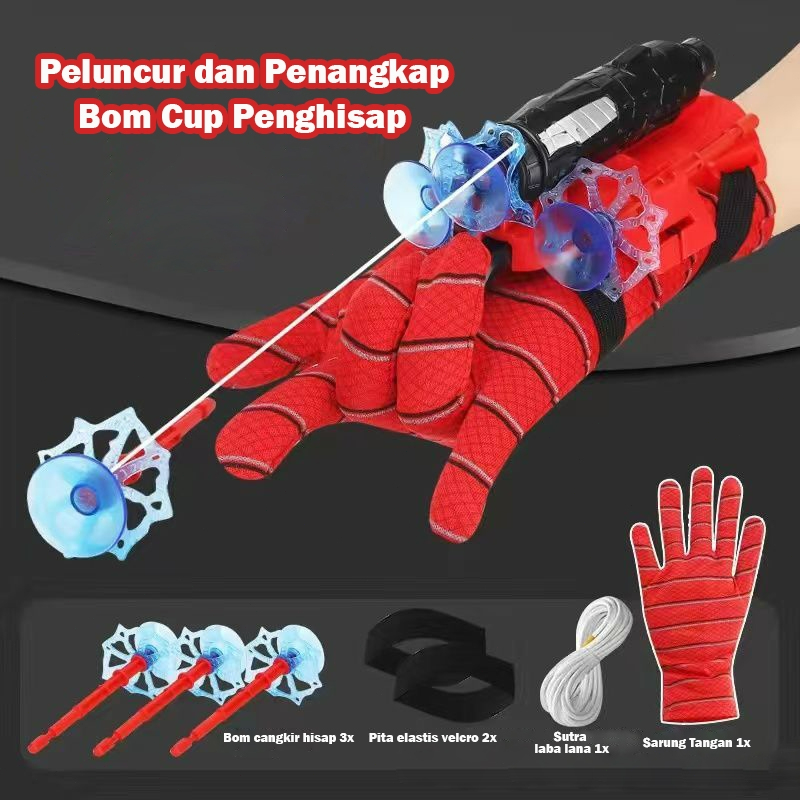 Jual Sarung Tangan Spider Man / Mainan Anak / Super Hero / Sarung ...