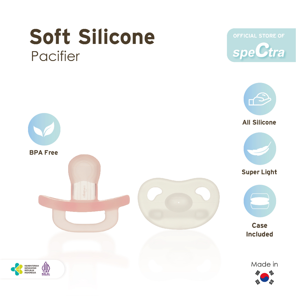 Jual Spectra Soft Sil Pacifier isi2 Kempeng Silicone | Shopee Indonesia