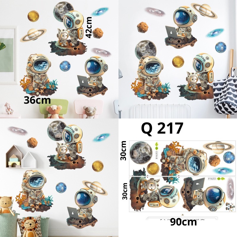 Jual ASTRONOT - STIKER DINDING STIKER APOLLO STIKER ASTRONOT STIKER ...