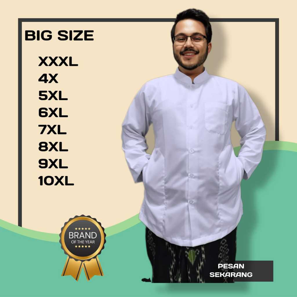 Jual KOKO PANJANG HAIBAH JUMBO TERBARU WARNA KUMPLIT S - 8XL | Shopee Indonesia