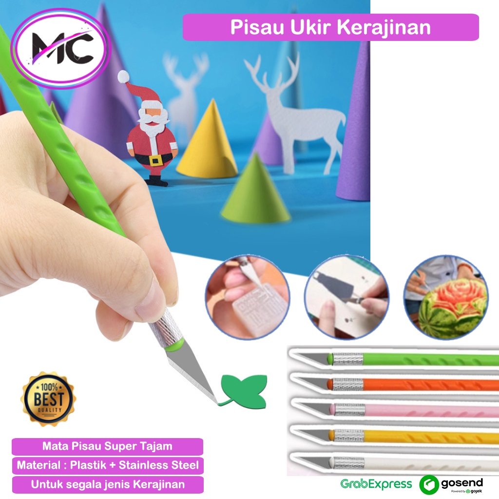 Jual Pisau Ukir Kerajinan Crafting Art Knife Cutter Craft Pen Alat ...
