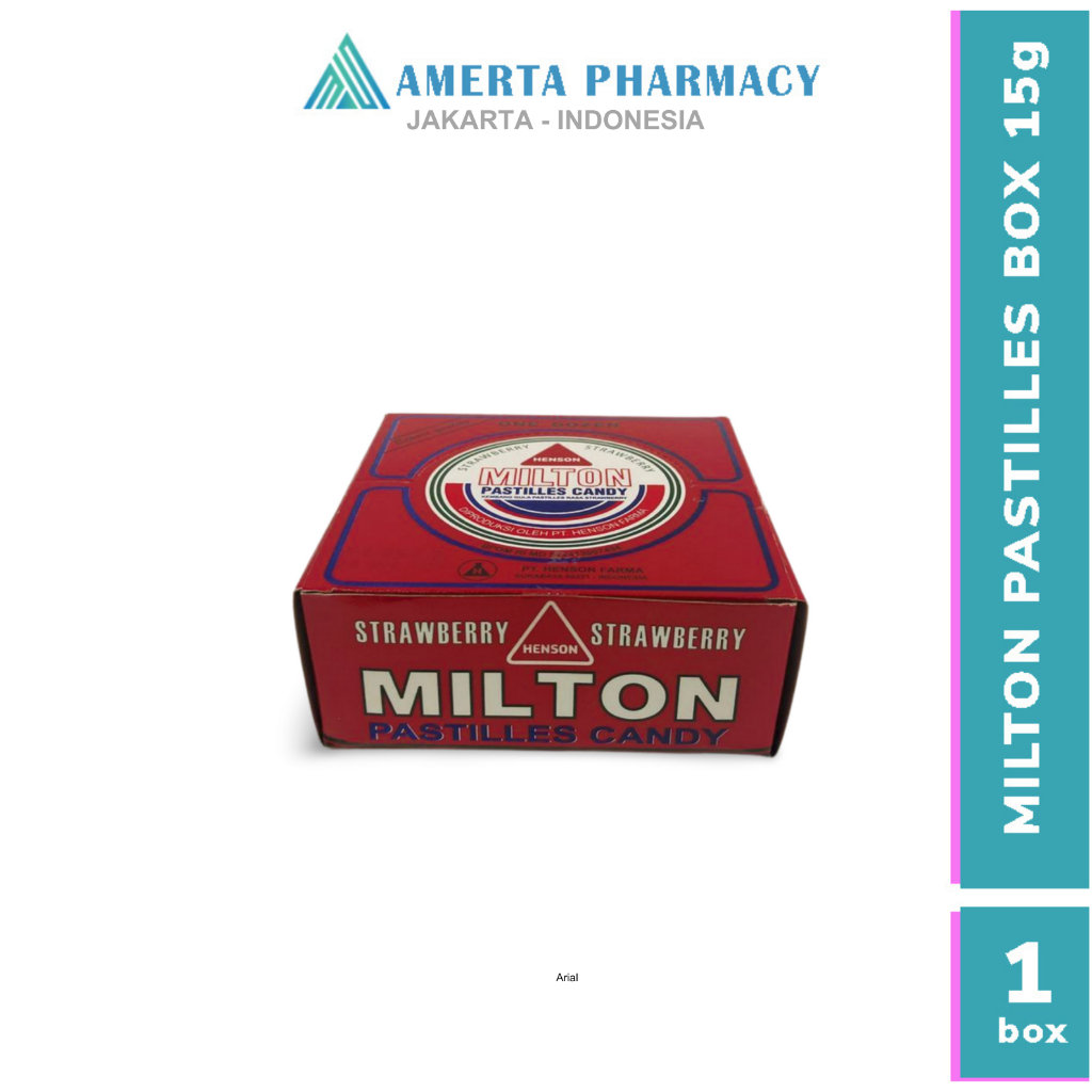 Jual Milton Pastilles Box 15gr Rasa Strawberry isi 12 Kaleng | Shopee ...